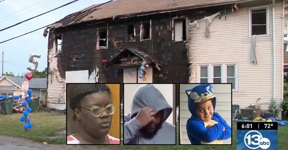 5-year-old boy tucked in bed dies in house fire after suspects target ...