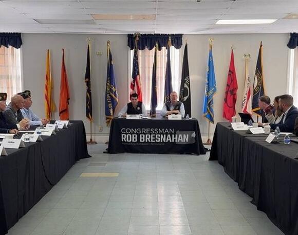 Bresnahan hosts VA Secretary Collins for roundtable with local veterans ...