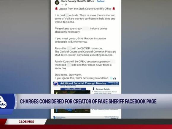 Charges considered for creator of fake Stark Co. Sheriff Facebook page ...