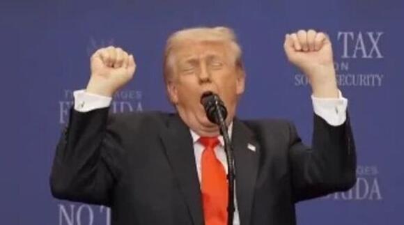 Donald Trump pretends to be transgender weightlifter in bizarre on ...