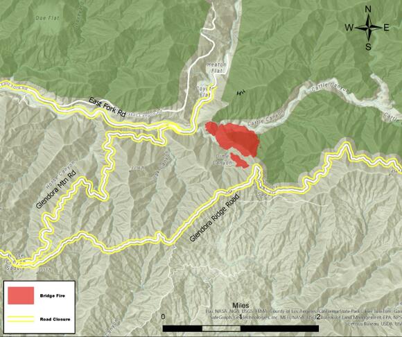 Bridge Fire grows to 3K acres, prompting Mt Baldy evacuations - NewsBreak