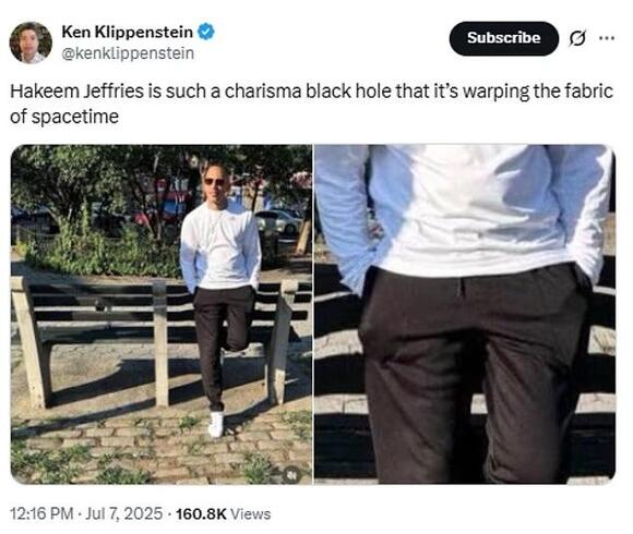 Top Democrat Hakeem Jeffries brutally mocked after getting busted in ...