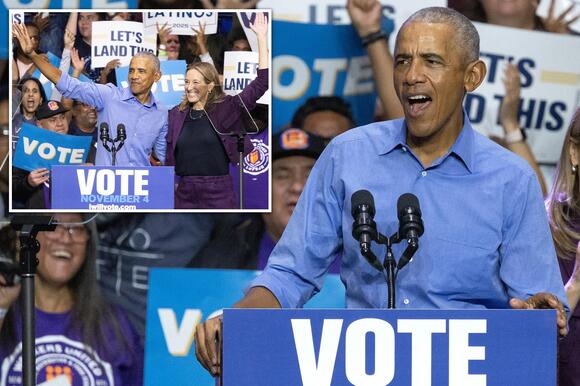 Obama goes scorched earth on Trump while stumping for Sherrill: ‘Dark ...
