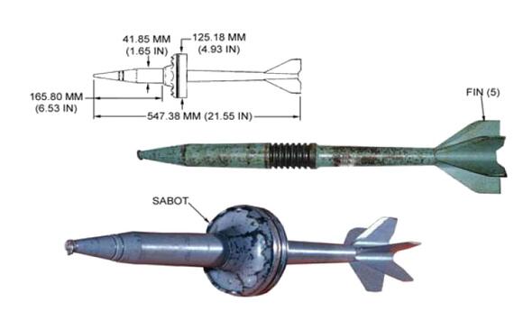 The Sabot round is so destructive it can basically liquify a tank and ...
