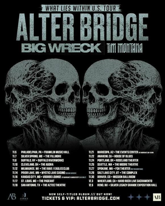 Alter Bridge Announce Fall 2026 US Tour - NewsBreak