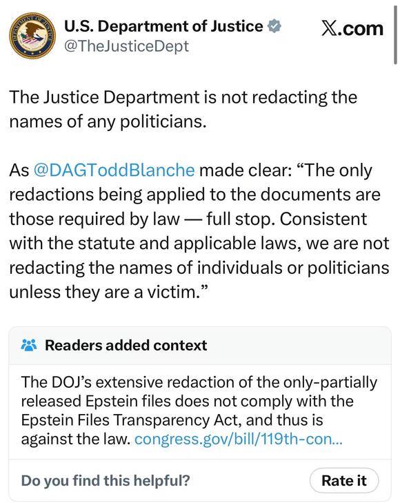 Trump Goons Bombarded With Blistering Epstein Community Notes - NewsBreak