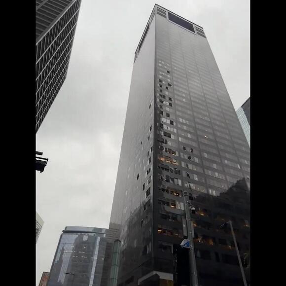 Houston severe storms blow windows out of high-rise buildings, leave 4 ...