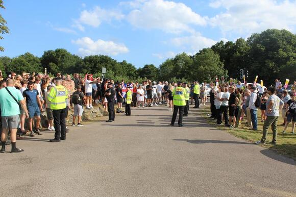 Police launch hate crime probe after security guard left bloodied ...