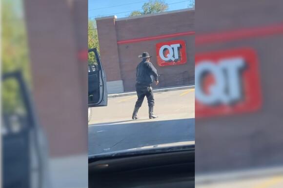 Texas Man Goes Viral Dancing Outside Gas Stations - NewsBreak
