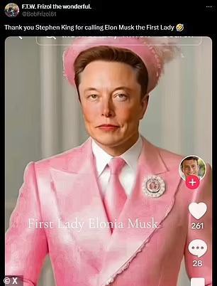 Bizarre memes depicting Elon Musk as Donald Trump's 'First Lady' go ...
