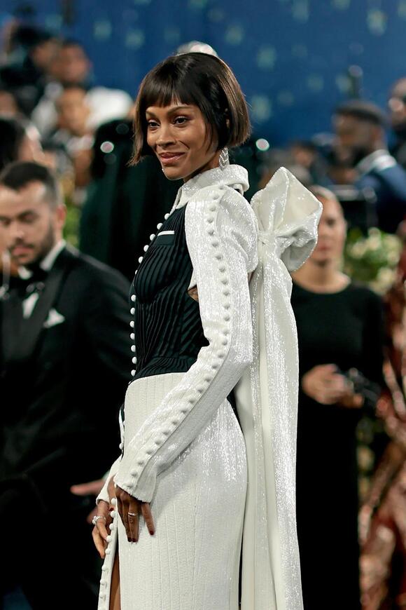 Zoe Saldaña Debuts Short Haircut at the Met Gala 2025, Sparking Buzz ...