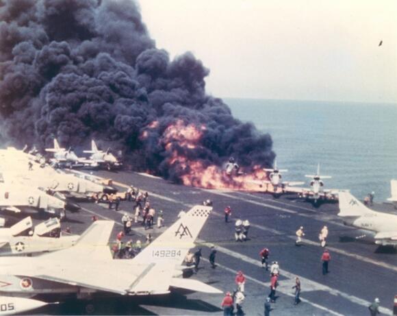 The U.S. Navy learned a terrible lesson from the USS Forrestal disaster ...