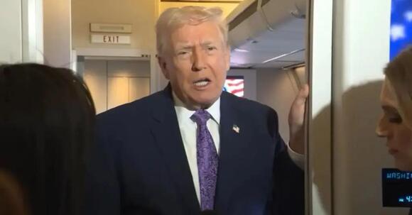Donald Trump snaps at another female journalist aboard Air Force One ...