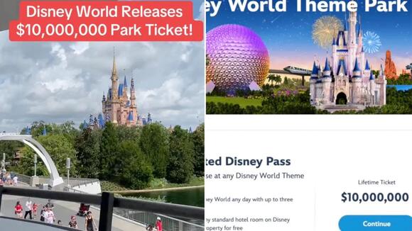 Disney 'releases $10,000,000 theme park ticket' viral TikTok claim ...