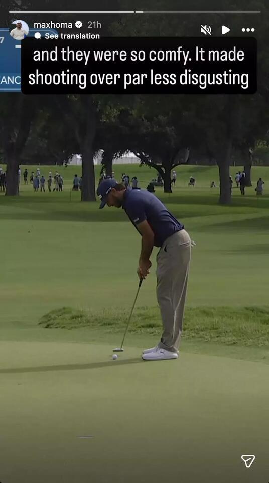 'Less Disgusting': Max Homa Makes Self-Deprecating Confession Amid Golf ...