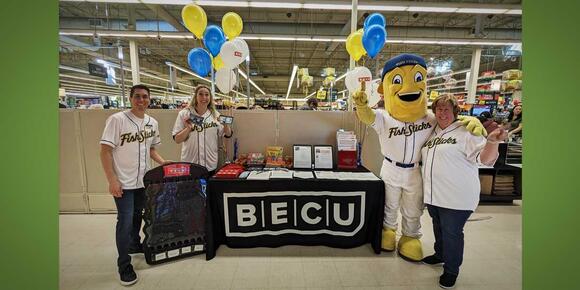DubSea Fish Sticks Mascot Fin Crispy Jr. will be at BECU in Burien this ...
