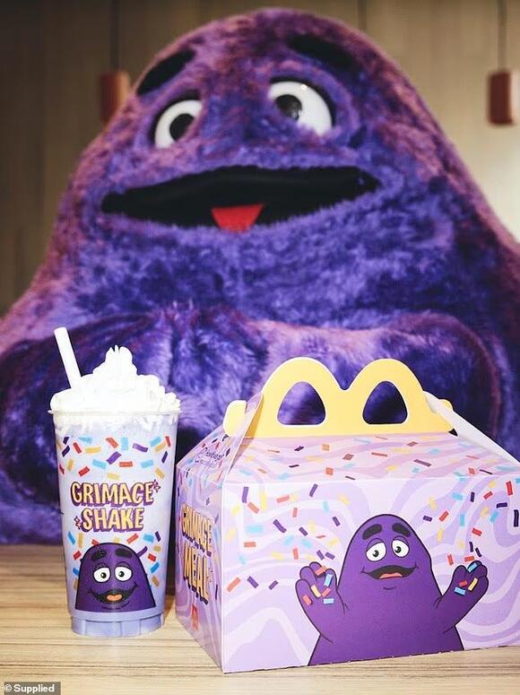 McDonald's finally confirms what iconic purple character Grimace REALLY ...
