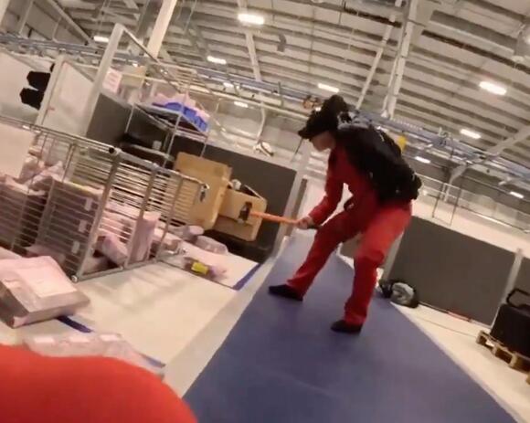 Pro-Palestine activists used sledgehammers in action at Israel-linked ...