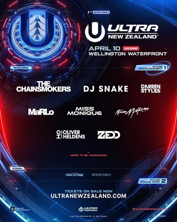 Ultra Australia, Ultra Beach Gold Coast, and Ultra New Zealand 2026 ...