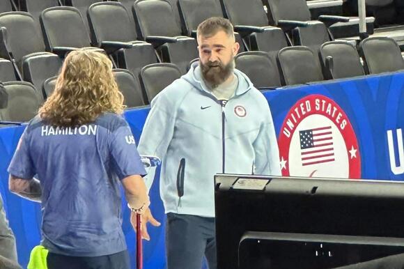Jason & Kylie Kelce In Sioux Falls for Team USA Curling Trials - NewsBreak