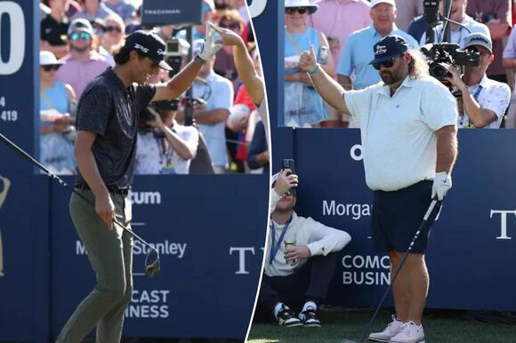 Pro golfer tapes mouth shut to stop his on-course tantrums: ‘Muzzle ...