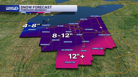 UPDATES: Snow arrives in Northern Ohio; snow emergencies issued - NewsBreak