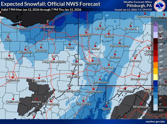Snowfall chances increasing in Pennsylvania this week - NewsBreak