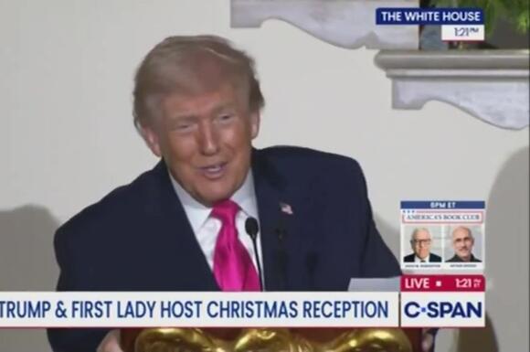 Trump branded 'creepy' as he halts broadcast to gush over reporter who ...