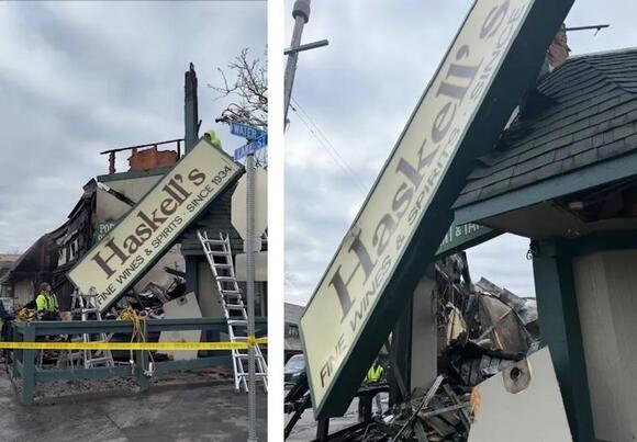 Fire damages Haskell's Port of Excelsior - NewsBreak