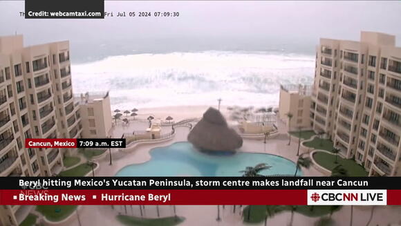 Hurricane Beryl makes landfall at Mexico's top tourist destinations ...