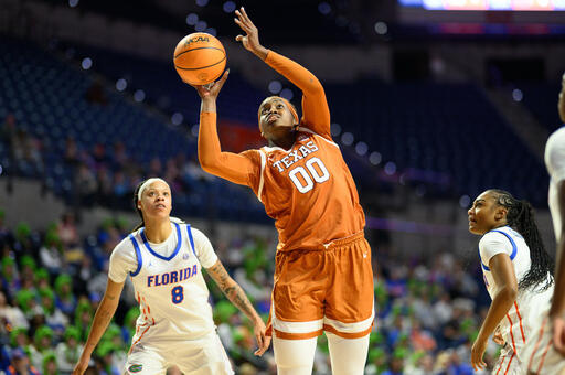 Madison Booker scores 24, and No. 4 Texas beats Florida 88-68 in front of Shaq - NewsBreak