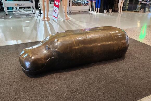 The Westwood Mall Hippo Is Still There - NewsBreak