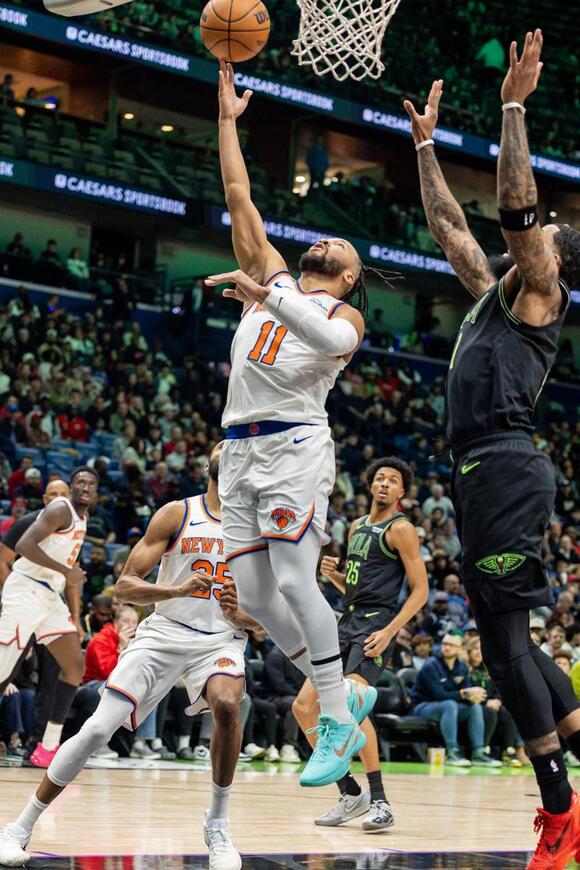 Jalen Brunson carries Knicks late again in sloppy win over Pelicans ...