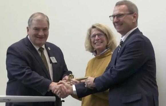 New Holmes opens after keys presented - NewsBreak