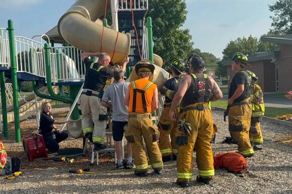 Firefighters Get ‘Unique’ Call to Rescue 40-Year-Old Man Who Got Stuck ...