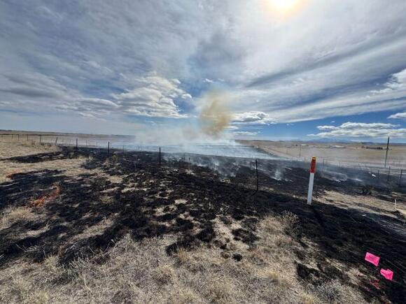 Evacuations in place for 50-acre grass fire burning south of Franktown ...