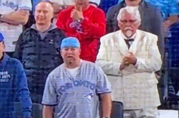 Colonel Sanders sighting at Blue Jays vs. Dodgers goes viral during ...