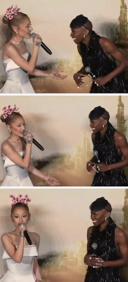 After A Clip Of Cynthia Erivo Rejecting Ariana Grande’s Attempt To Hold ...