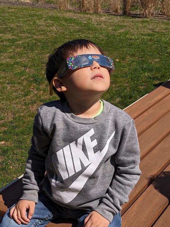 Kent Islanders view eclipse