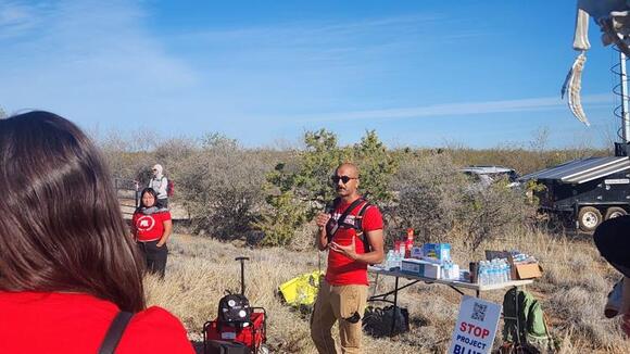 “We said no!!”: Dozens protest as construction of Project Blue data ...