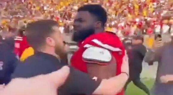 Cameras Caught Texas Tech Players & Arizona State Fans Going At It In ...