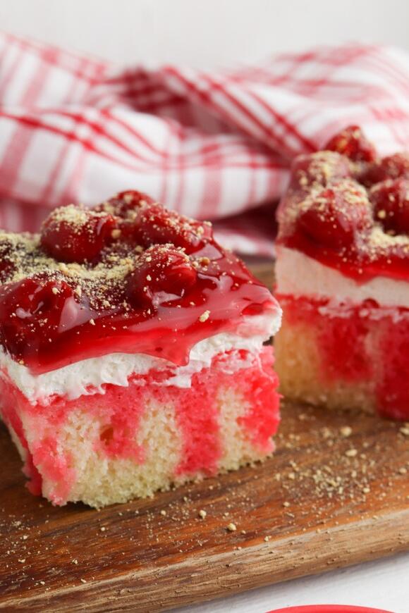 This Easy Cherry Cheesecake Poke Cake Is Perfect for Any Occasion ...