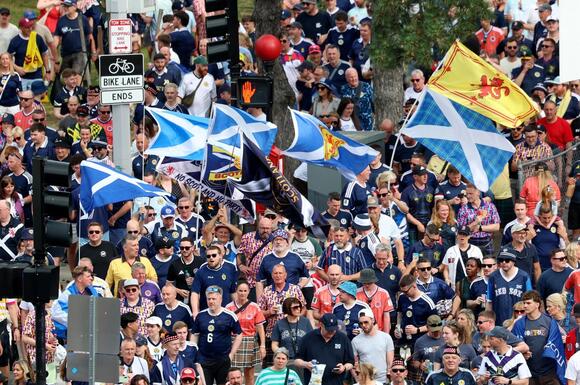 Move over, Red Sox Nation. Scotland's Tartan Army arrives at Fenway ...