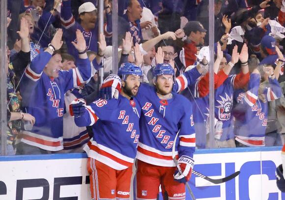 Rangers win Game 2 thriller on Barclay Goodrow’s OT goal to even series ...