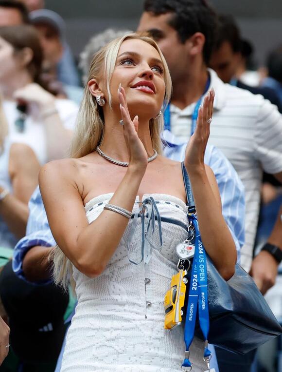 Taylor Fritz’s girlfriend Morgan Riddle hypes him up as he reaches US ...