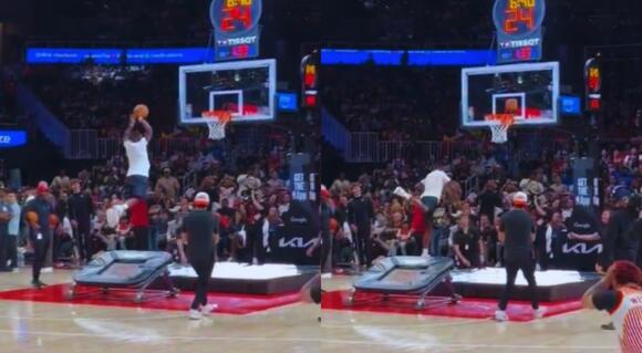 Cameras Catch Boosie BadAzz’s Epic Fail Attempting Trampoline Dunk at ...