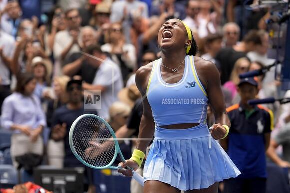 Coco Gauff keeps her US Open title defense alive by coming back to beat Elina Svitolina