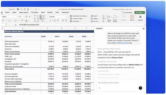 ChatGPT for Excel: OpenAI Embeds GPT-5.4 Into Financial Modeling ...