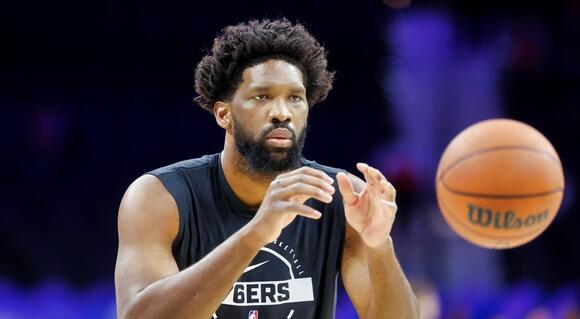 Joel Embiid’s Bizarre Flop After Taking A Hit From Derrick White ...