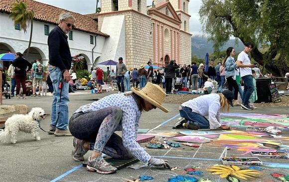 i Madonnari Italian Street Painting Festival fills grounds of Old ...